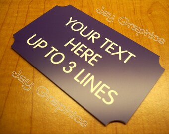 Custom Engraved 3x5 Office Sign Black Name Plate - Etsy