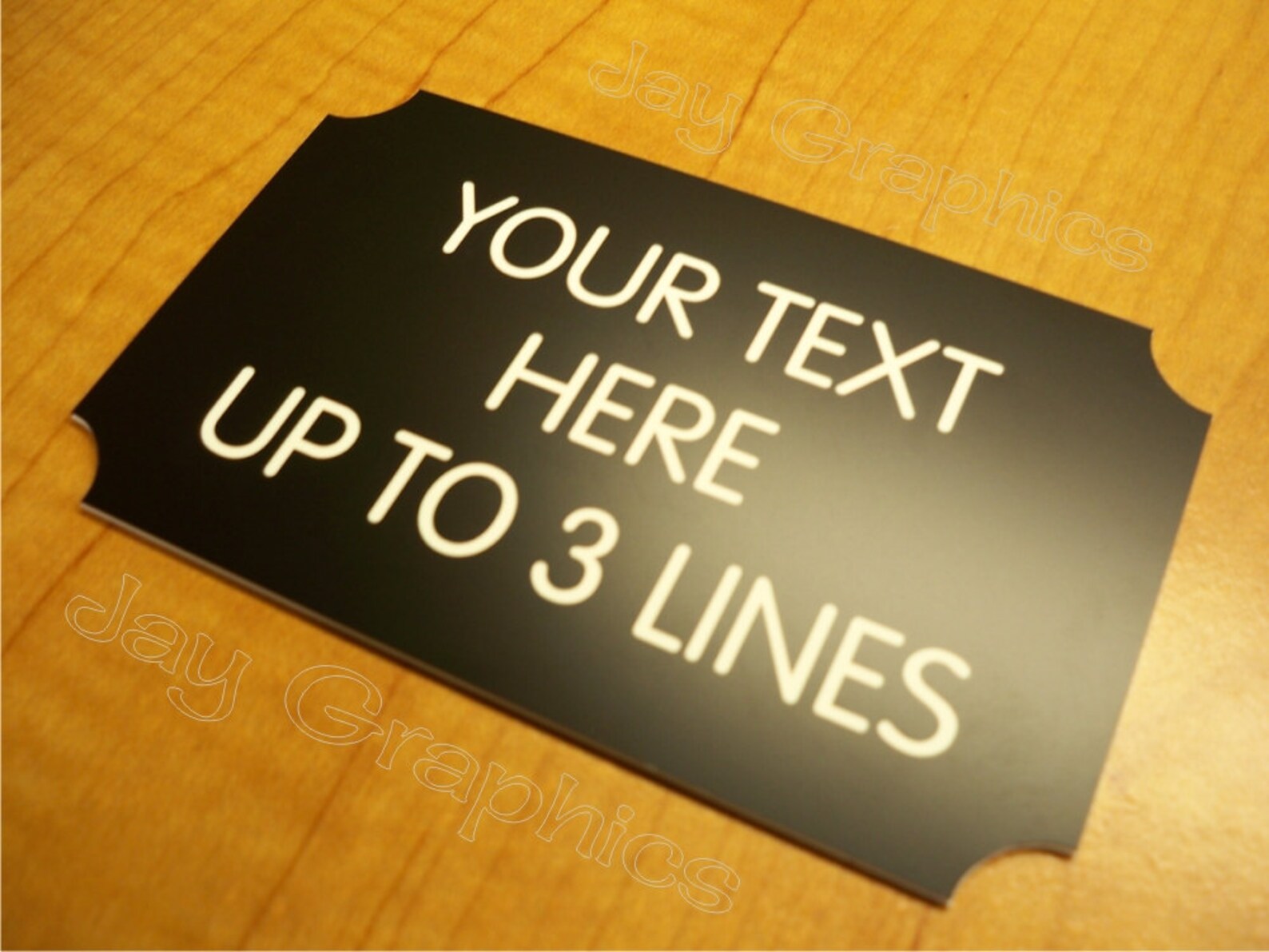 Custom Engraved 3x5 Office Sign Black Name Plate - Etsy