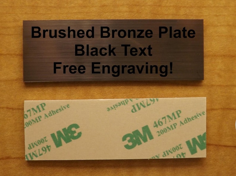 Custom Engraved 1x3 Plaque Sign Plate | Wall Door Placard Badge With ...