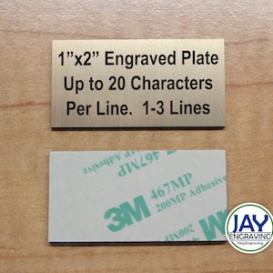 Any Size Any Color Custom Engraved Name Plate / Personalized Plaque ...