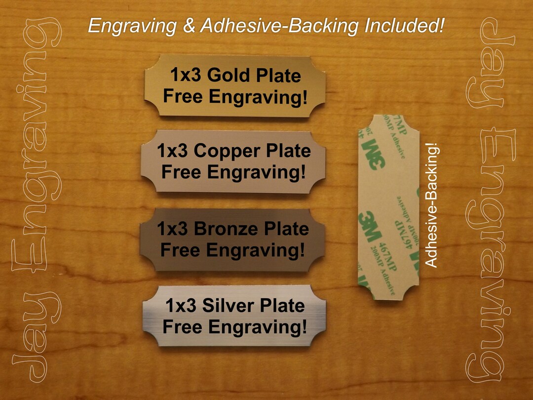 Custom Engraved 1x3 Plaque Suite Sign | Wall Door Placard Badge ...