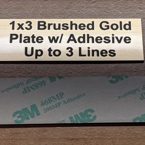 Custom Engraved 1x3 Plaque Sign Plate | Wall Door Placard Badge With ...