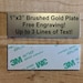 Custom Engraved 1x3 Name Plate | Personalized Customized Wall Door Desk ...