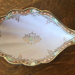 Vintage Pink Shell Dish With Gold Trim and Raised Floral Detail - Etsy