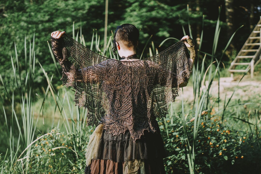 Will'o the Wisp (marsh Witch Shawl) - Etsy