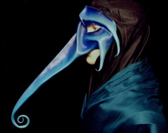 Blue Alien Mask - Etsy