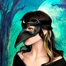 Black Leather Raven Mask Handcrafted Crow Eyemask With Hooked - Etsy