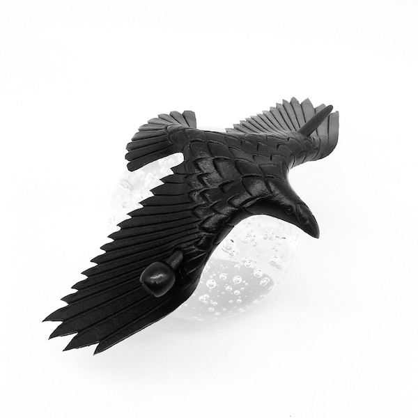 Raven Hair Pin - Etsy