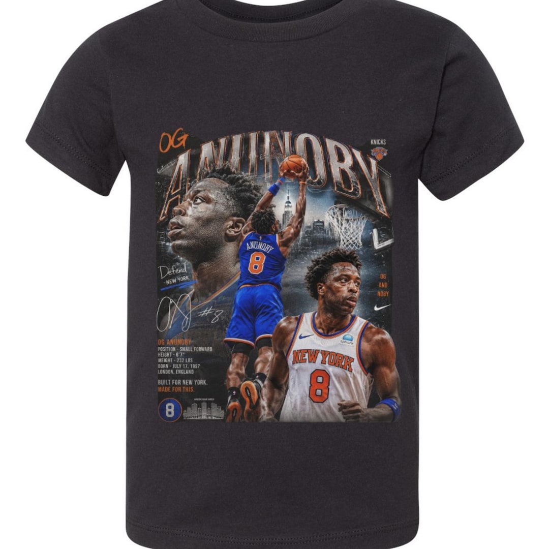 OG Anunoby Oversized Basketball Graphic Tee: Vintage Streetwear Cotton ...