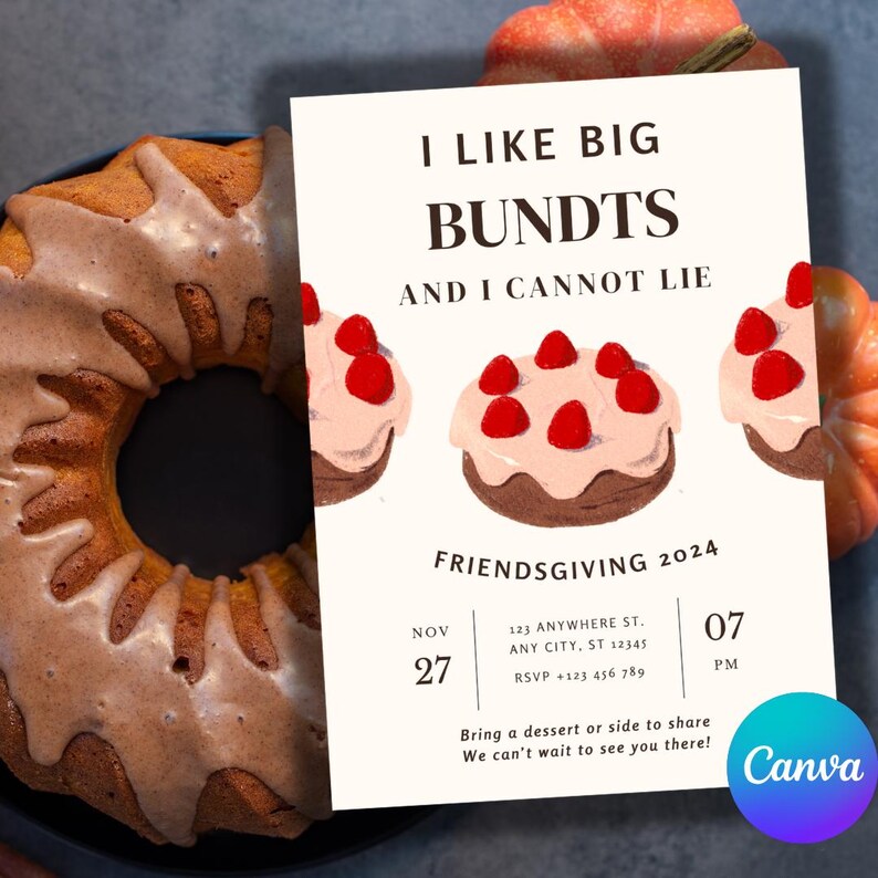 Friendsgiving Invitation, Funny Thanksgiving Dinner Friends Invite ...