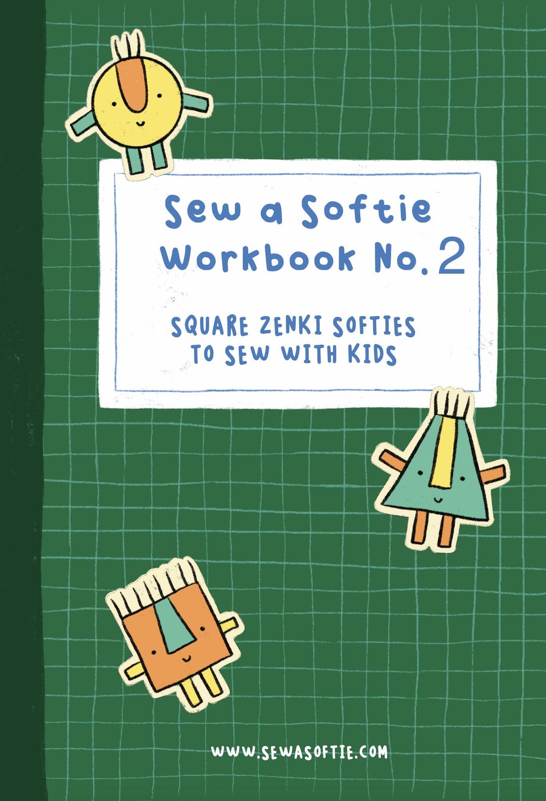 Sew a Softie Workbook No.2 Square Zenki Softies to Sew With Kids - Etsy ...