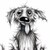 Mr Mucky Paws Print A4 Size Picture Ultra Cute Adorable Happy Pet Pooch ...