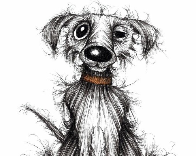 Stinker the Dog Print A4 Size Picture Horrible Smelly Pet - Etsy