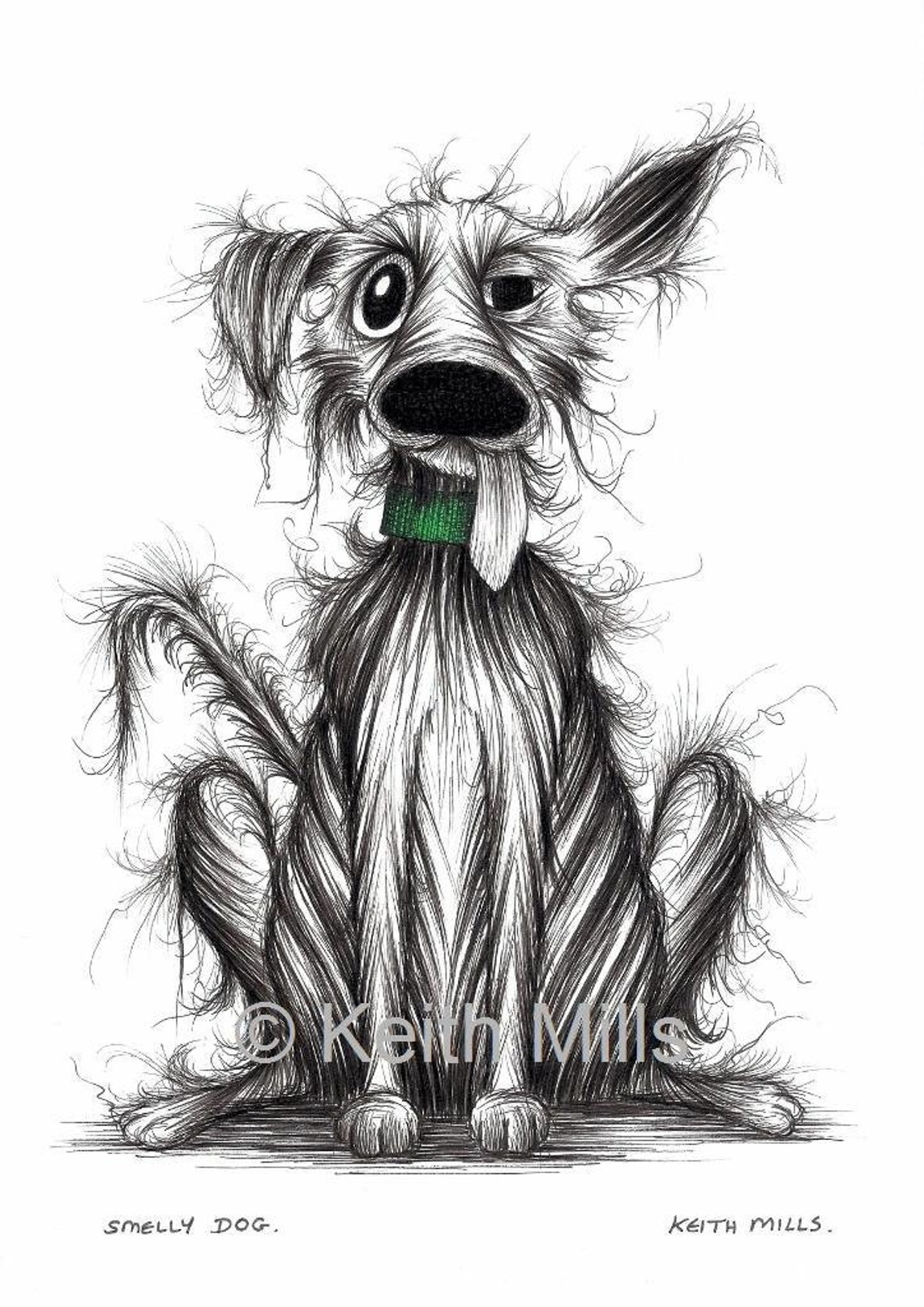 Smelly Dog Print Download Grubby Nasty Stinky Pet Pooch Mutt - Etsy