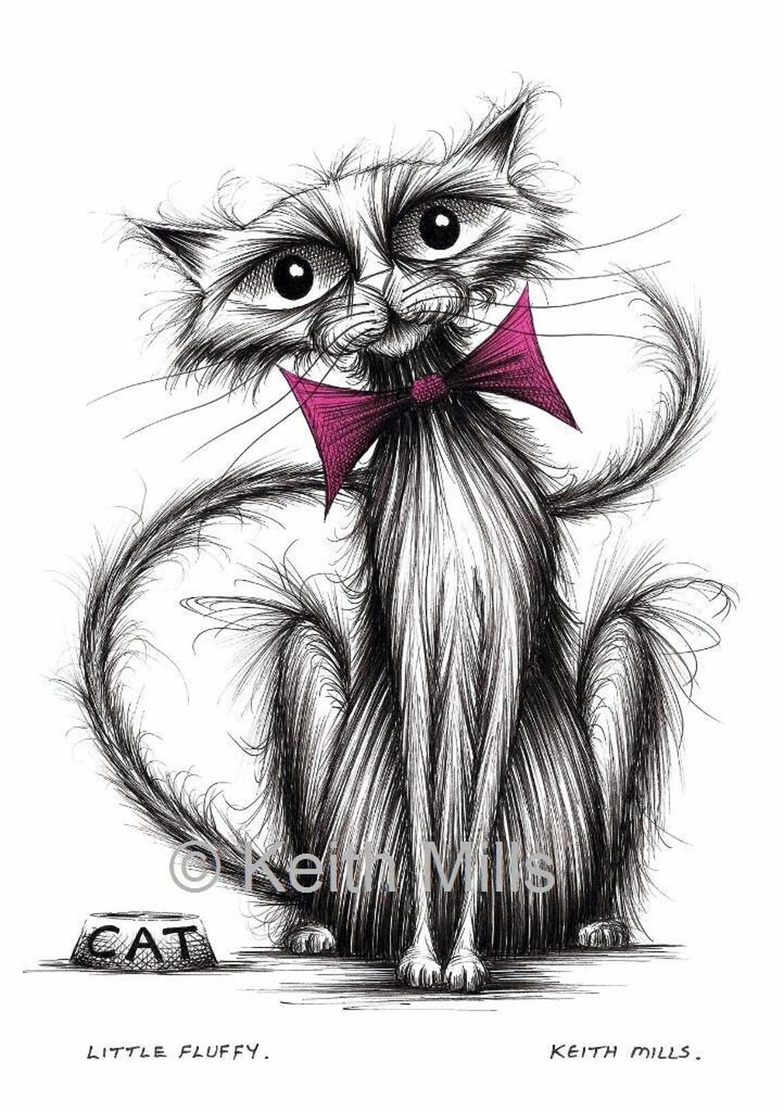 Little Fluffy Print A4 Size Picture Ultra Cute Adorable Little - Etsy UK