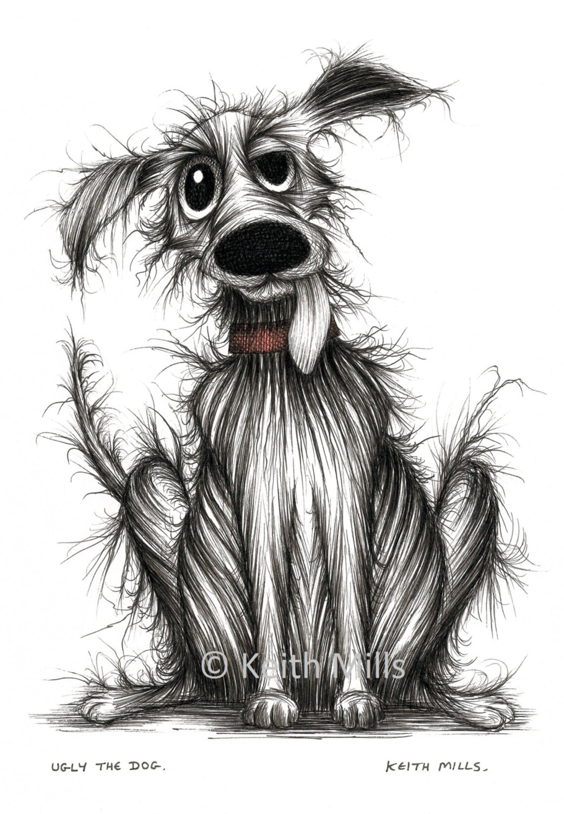 Ugly the Dog Print Download Horrid Smelly Stinky Mucky Pet Pooch Mutt ...