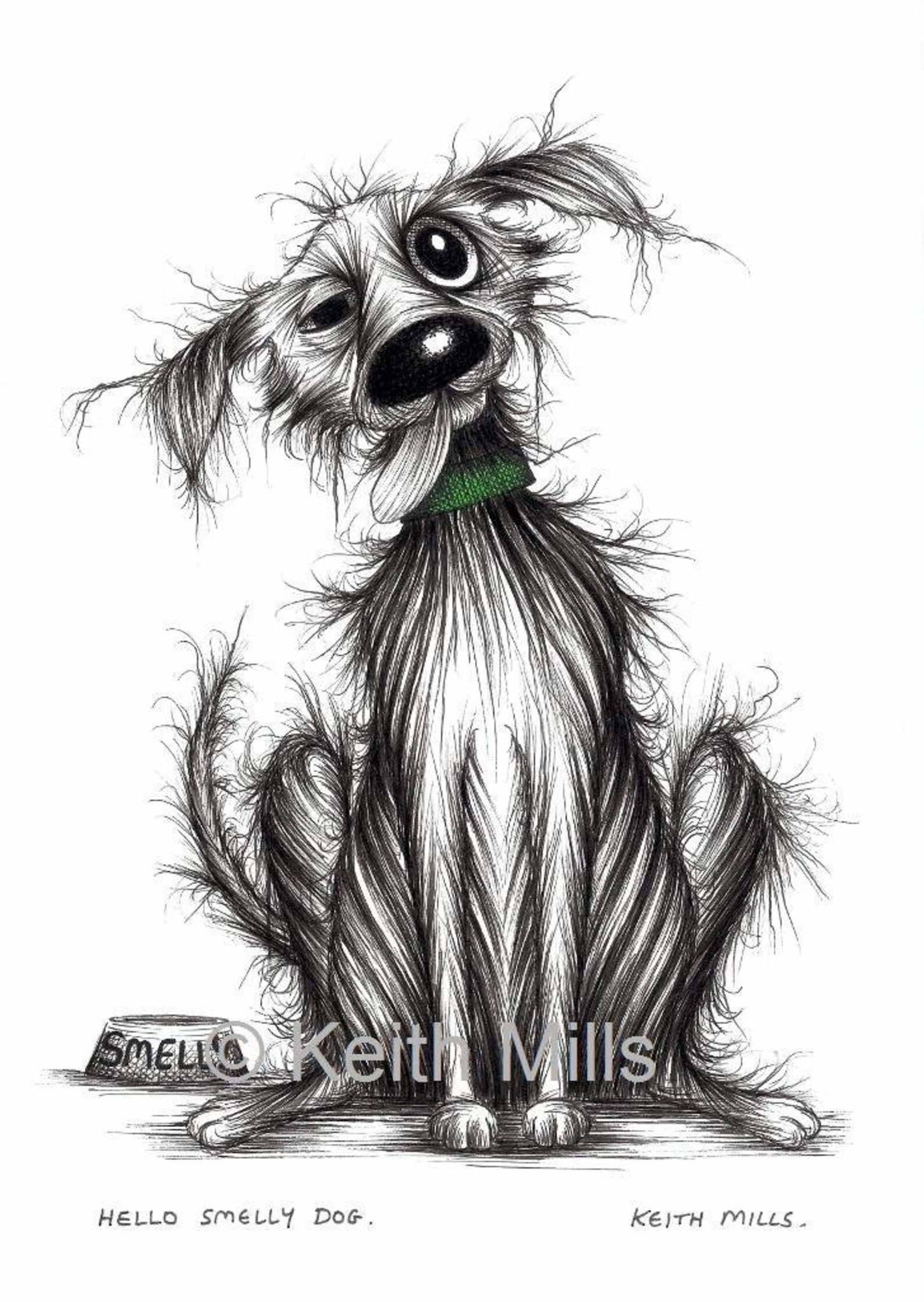 Hello Smelly Dog Print Download Horrible Stinky Pet Pooch Who - Etsy