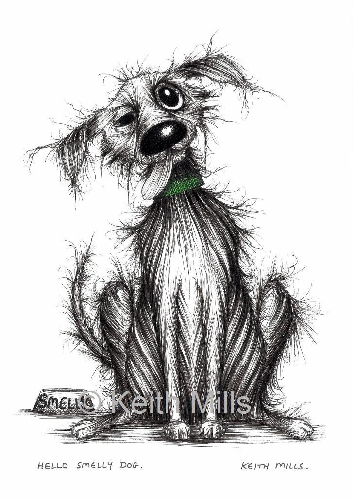 Scruffy Dog Clipart Black
