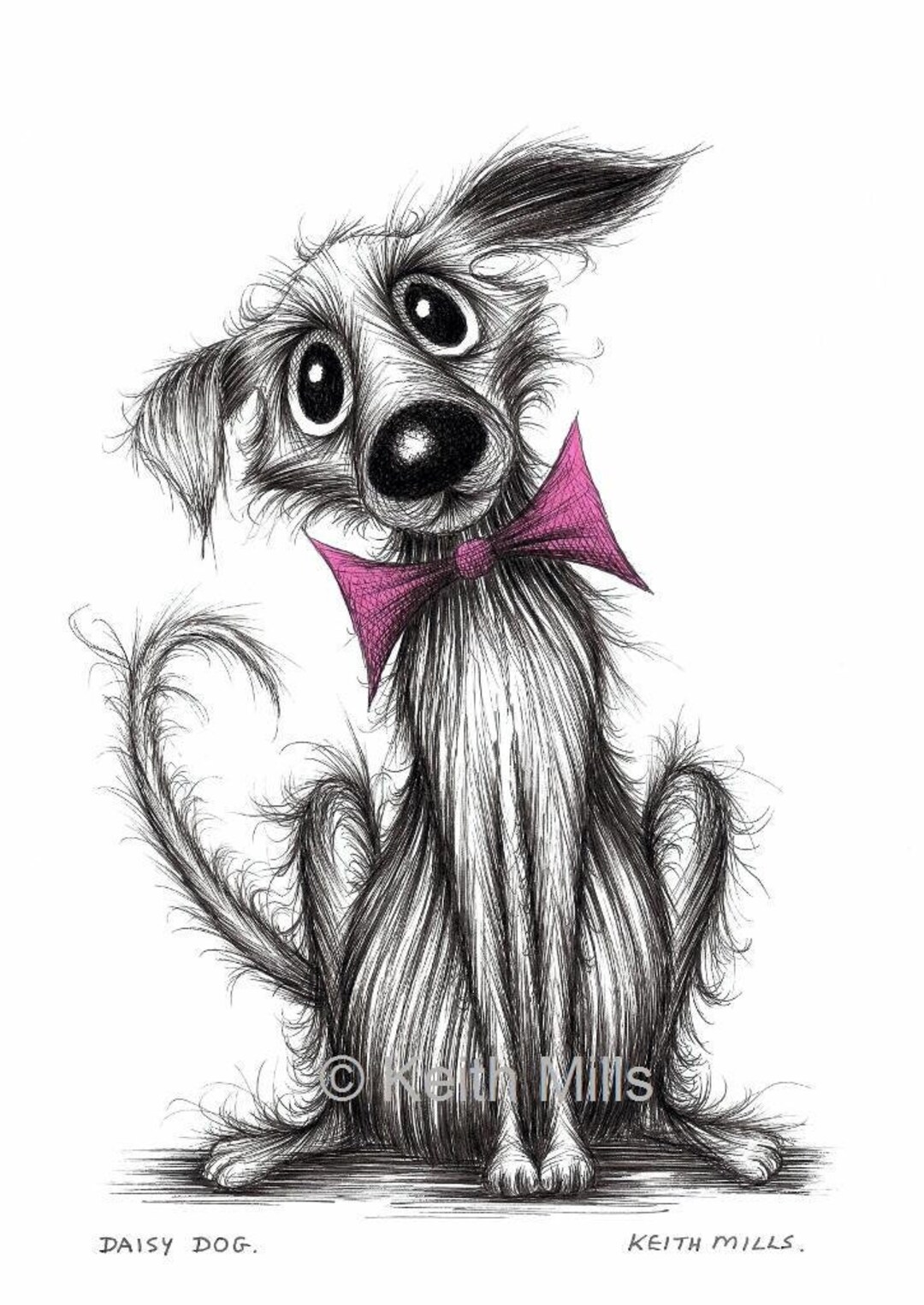 Daisy Dog Print A4 Size Picture Super Cute Adorable Pet Doggie Pooch ...