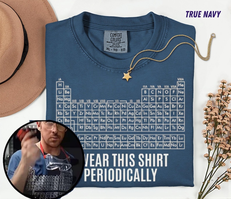 Comfort Colors Periodic Table Shirt, Jazz Hands, I Wear This Shirt ...