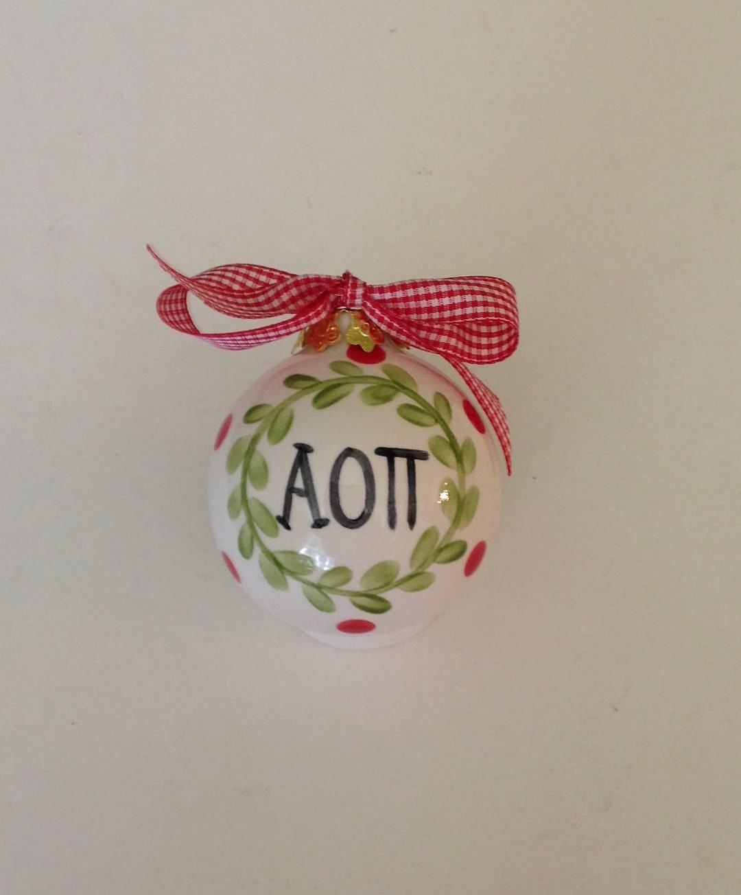 Alpha Omicron Pi Small Christmas Ball Ornament - Etsy