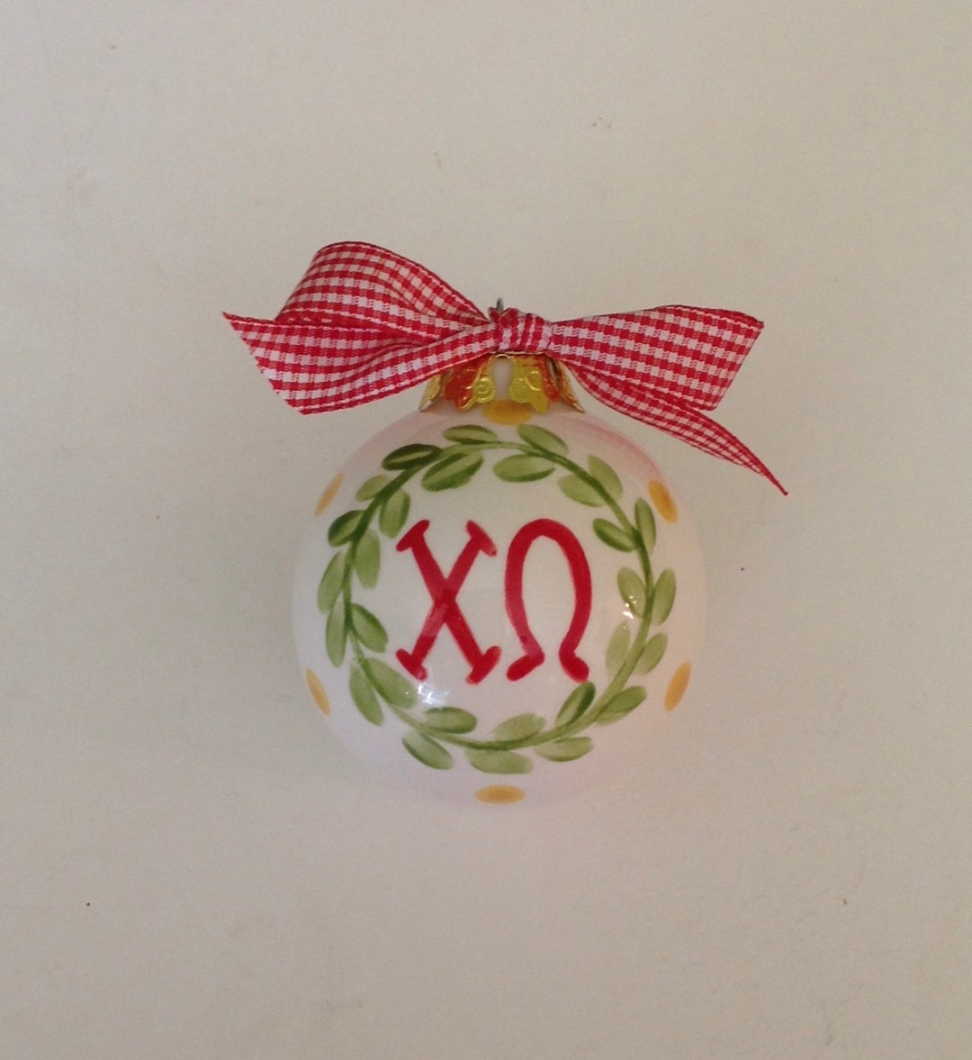 Chi Omega Small Christmas Ball Ornament - Etsy