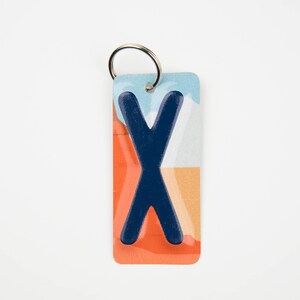 Letter X Key Chain Initial X Key Chain License Plate Key - Etsy