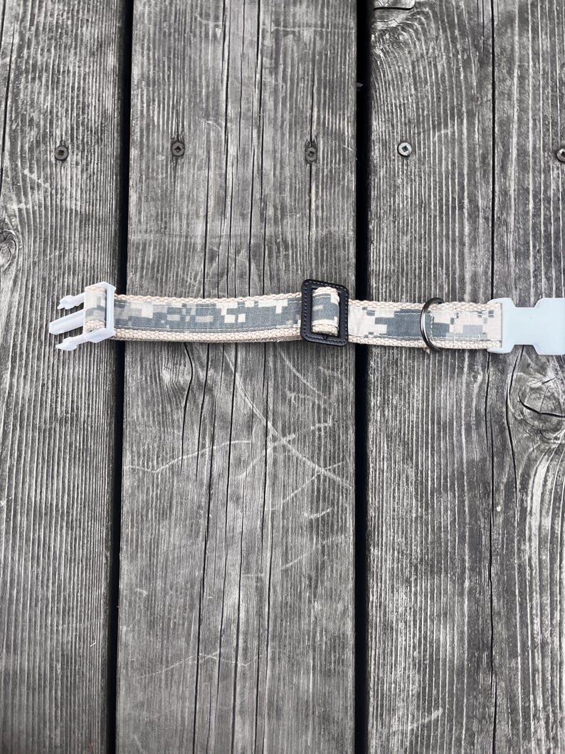 Beige Camo Plush ESSA Stuffed Animal Collar - Etsy Australia