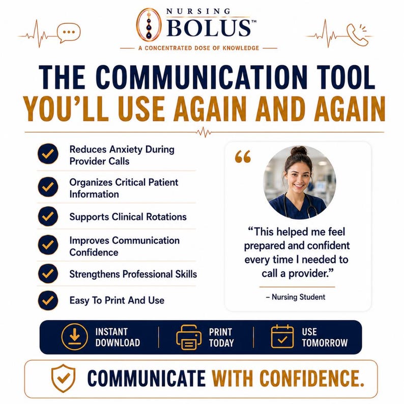 Isbar Communication Template for Nursing Students | Clinical Handoffs ...