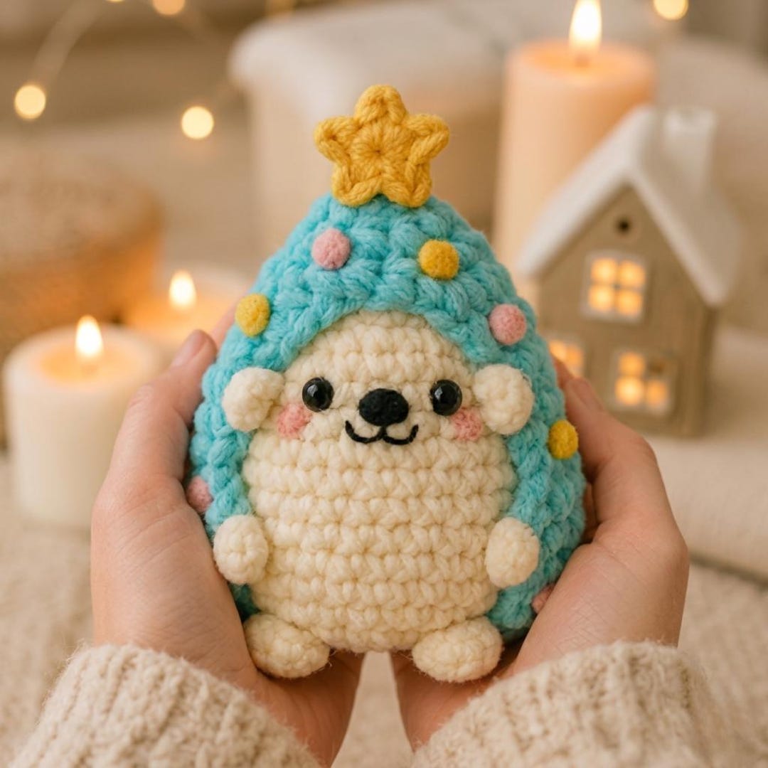Crochet Hedgehog Pattern PDF Hedgehog Amigurumi Plush Tutorial No Sew ...