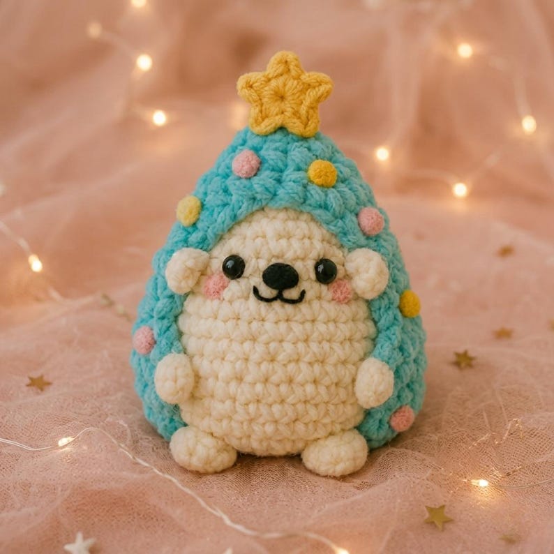 Crochet Hedgehog Pattern PDF Hedgehog Amigurumi Plush Tutorial No Sew ...