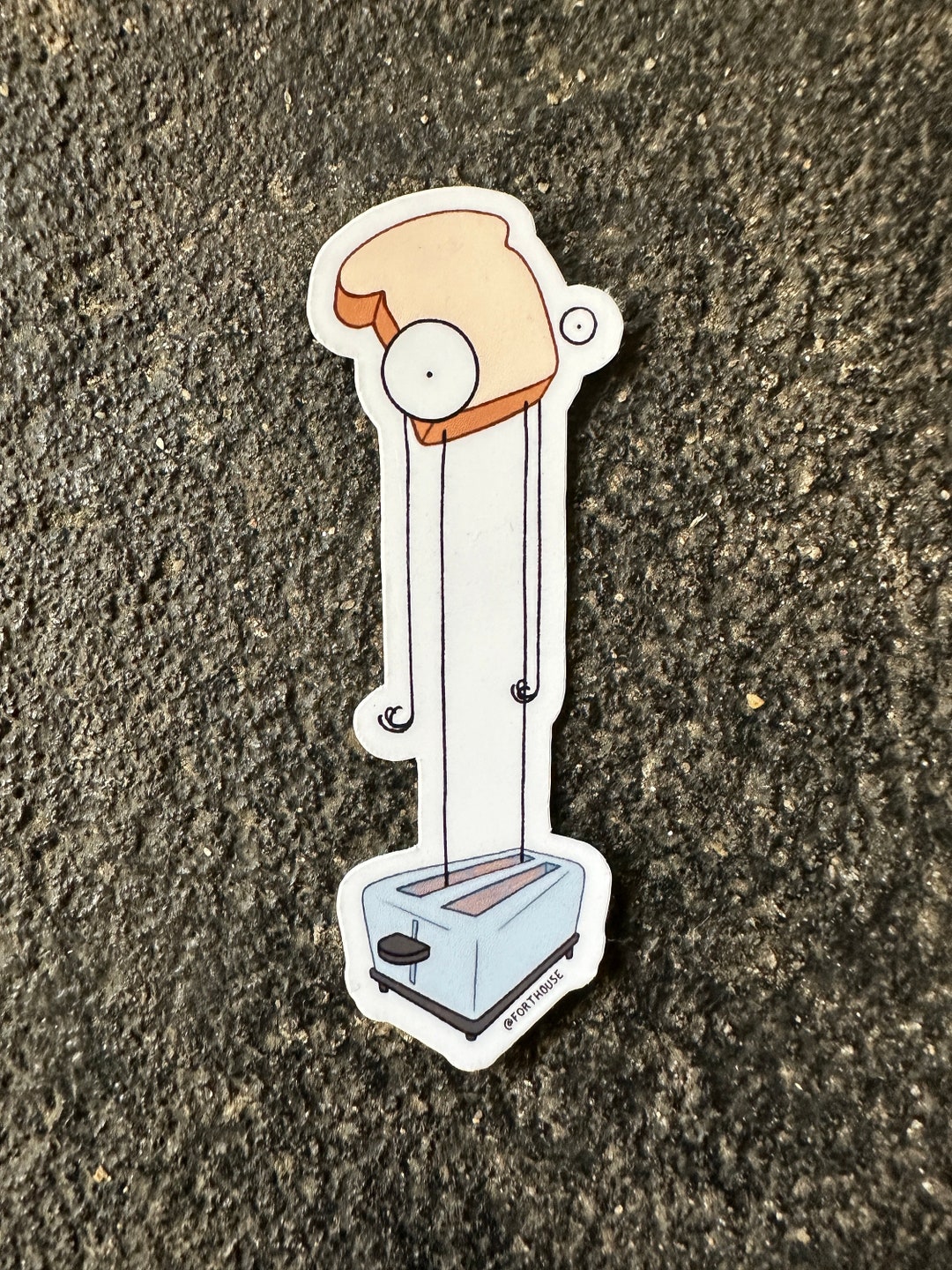 Tall Toast escape Fate Sticker - Etsy