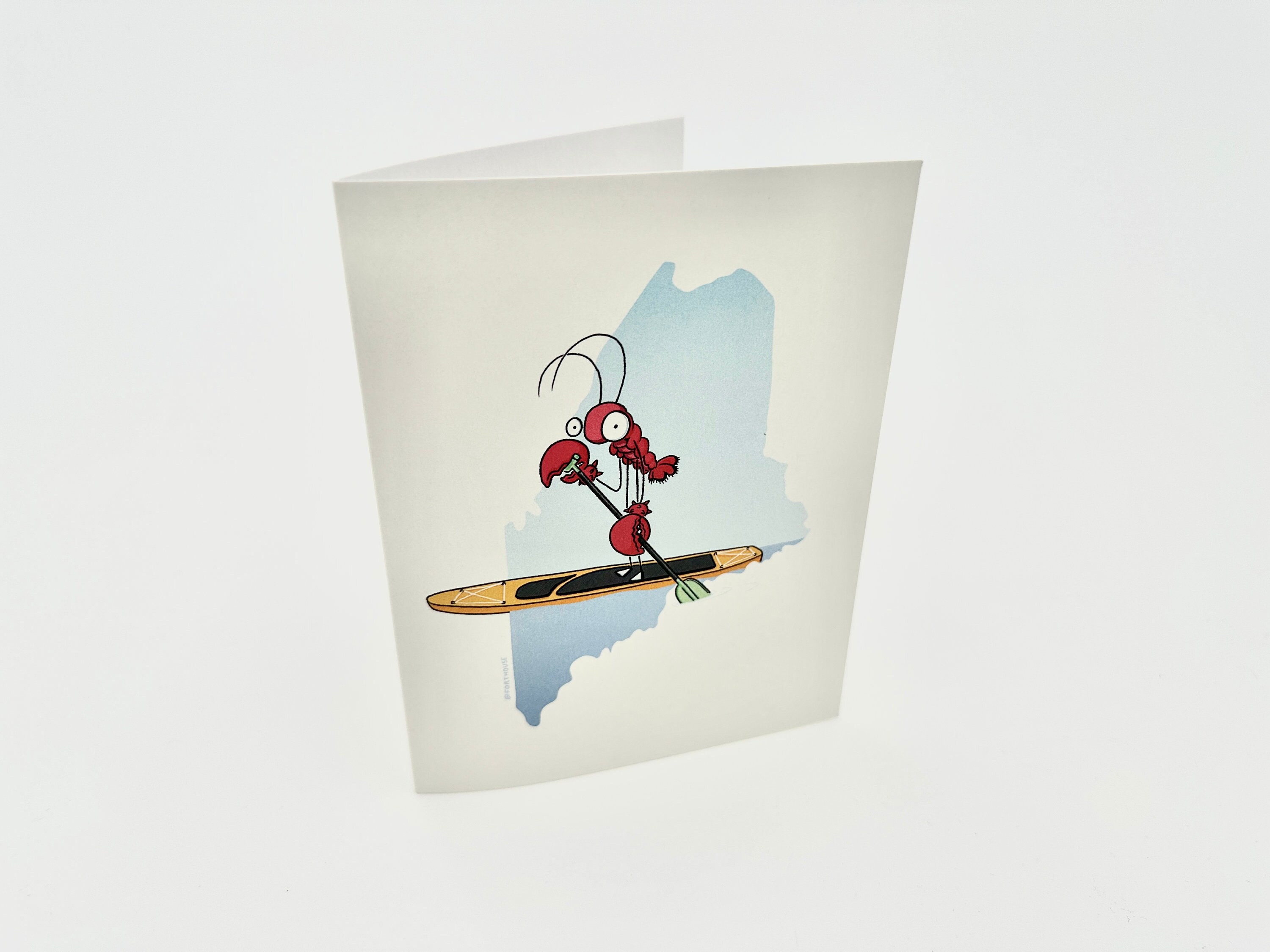 Maine Lobster Paddle Boarding Cards - Etsy