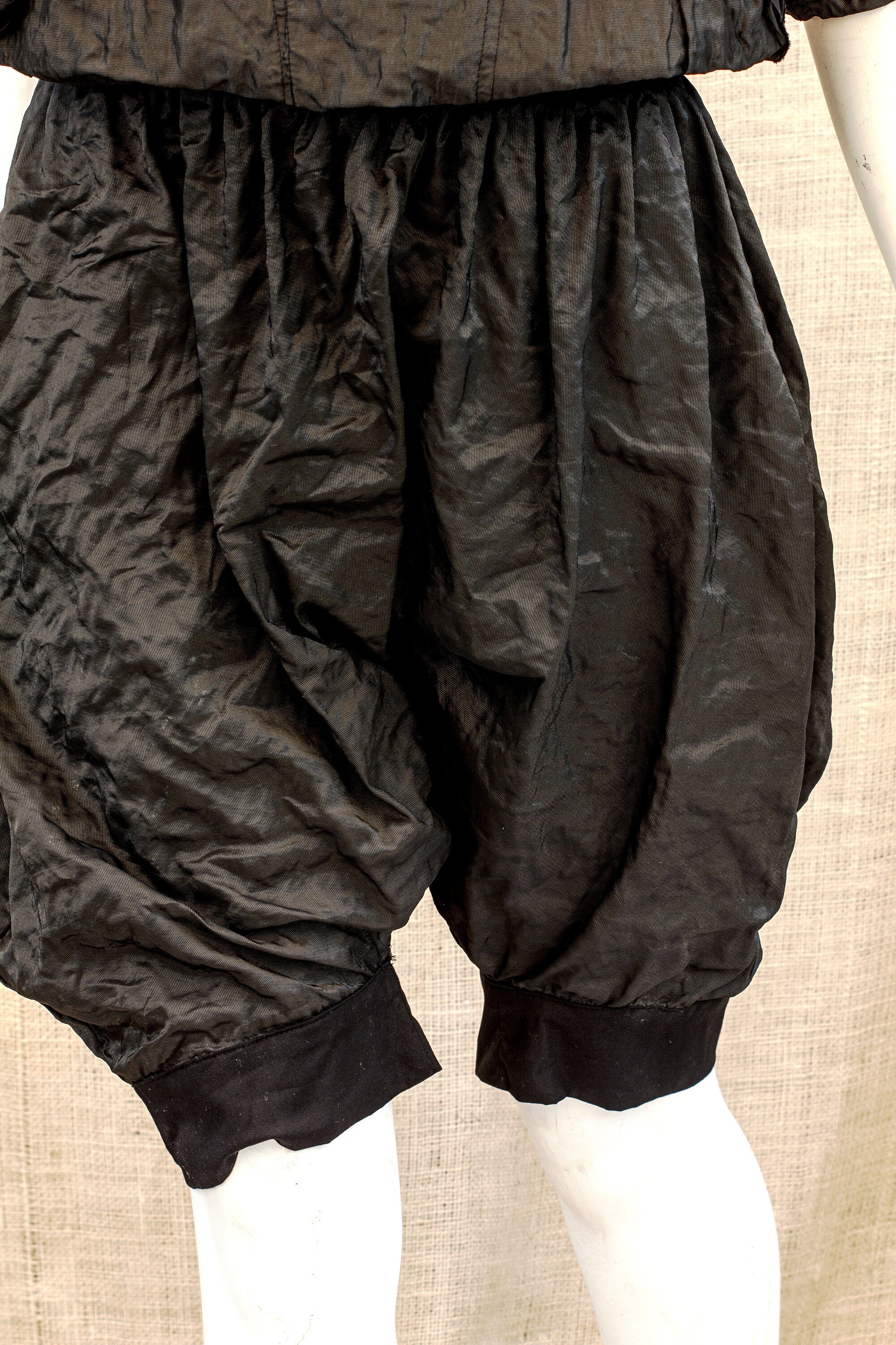 Black Harem Jumpsuit, Black Vintage Jumpsuit, Baggy Pants, Modern ...