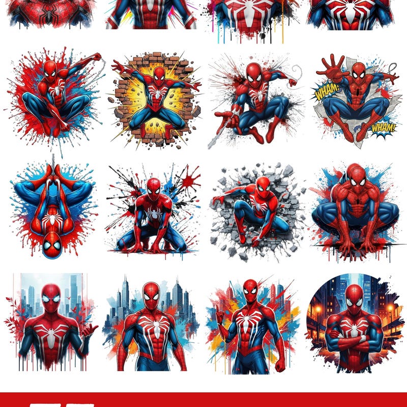 Sticker Spiderman Pdf - Etsy UK