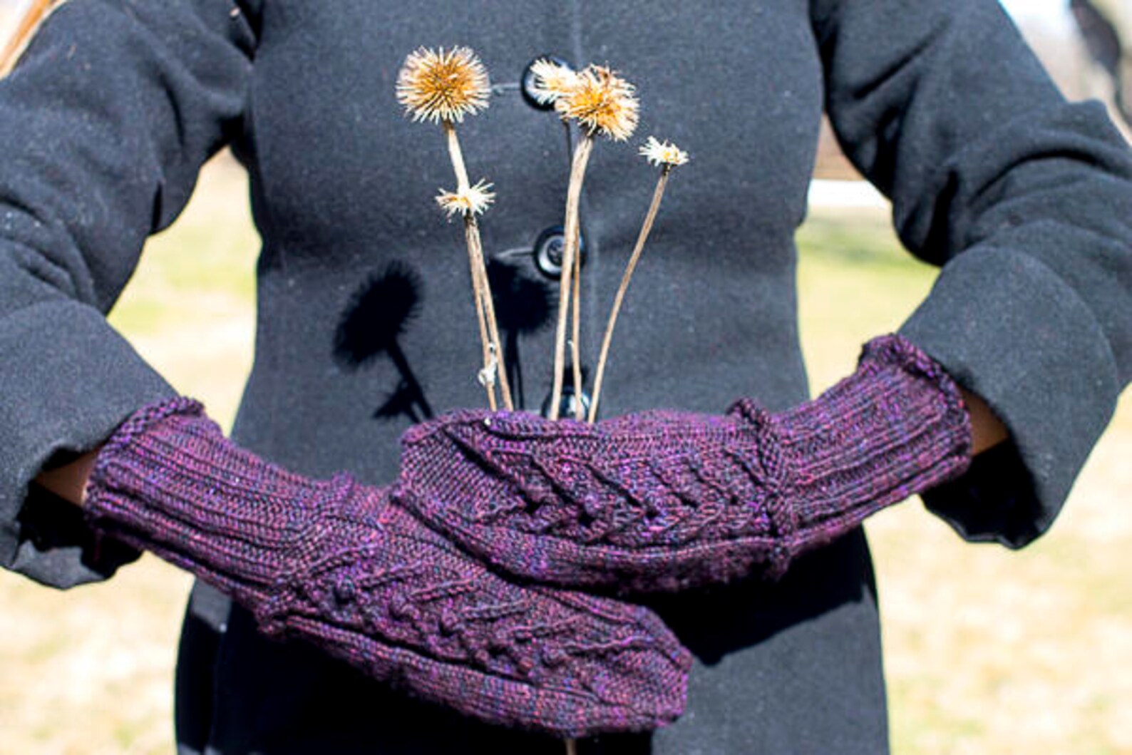 Smitten Mittens, Knitting Pattern / Mitten Pattern / Dk Weight Mitten ...