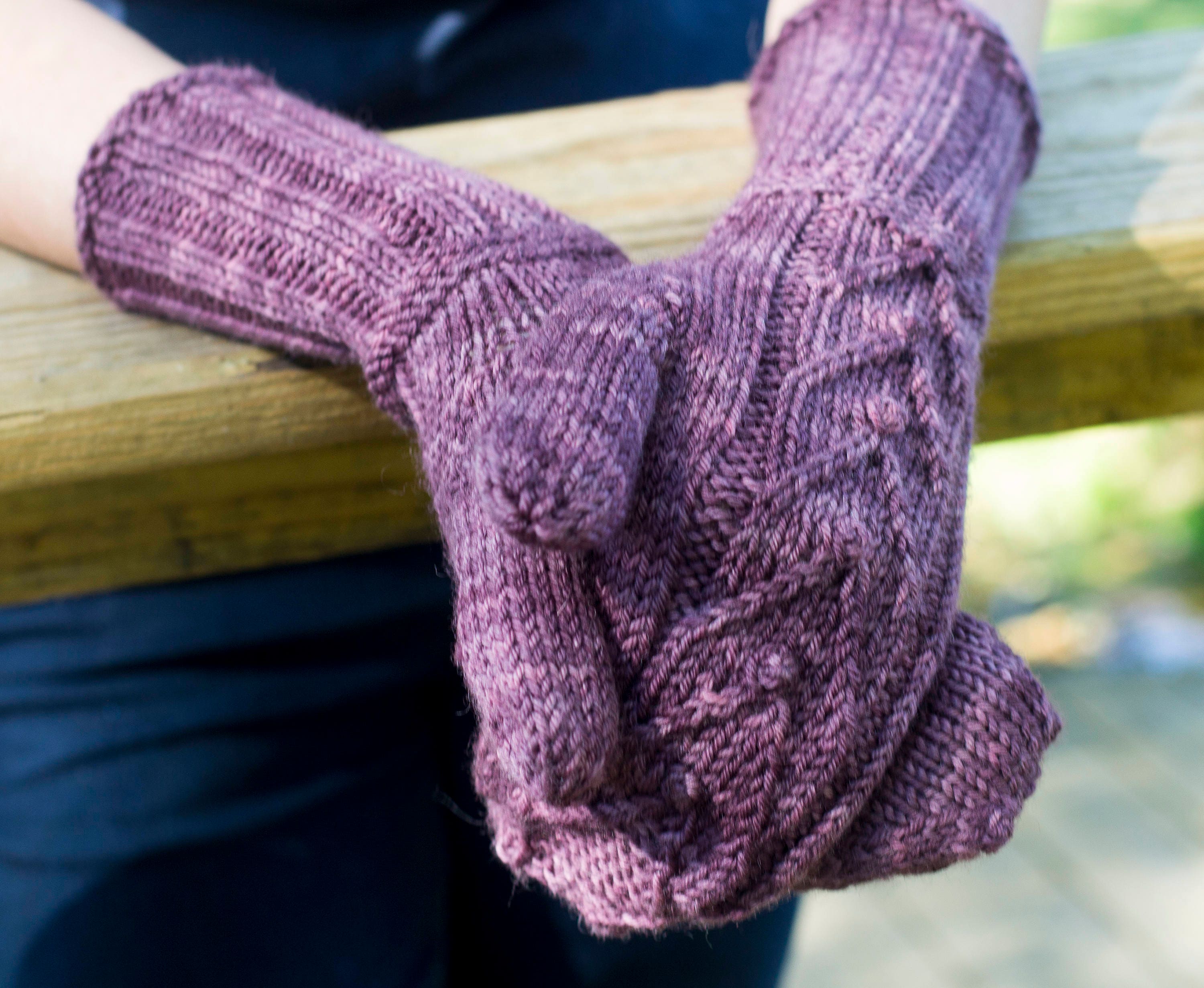 Smitten Mittens, Knitting Pattern / Mitten Pattern / Dk Weight Mitten ...