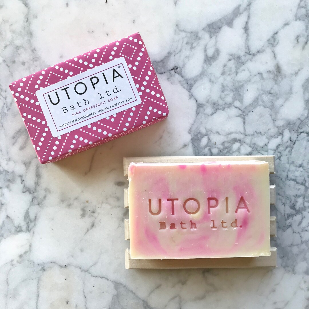 Utopia Bath Pink Grapefruit Soap - Etsy
