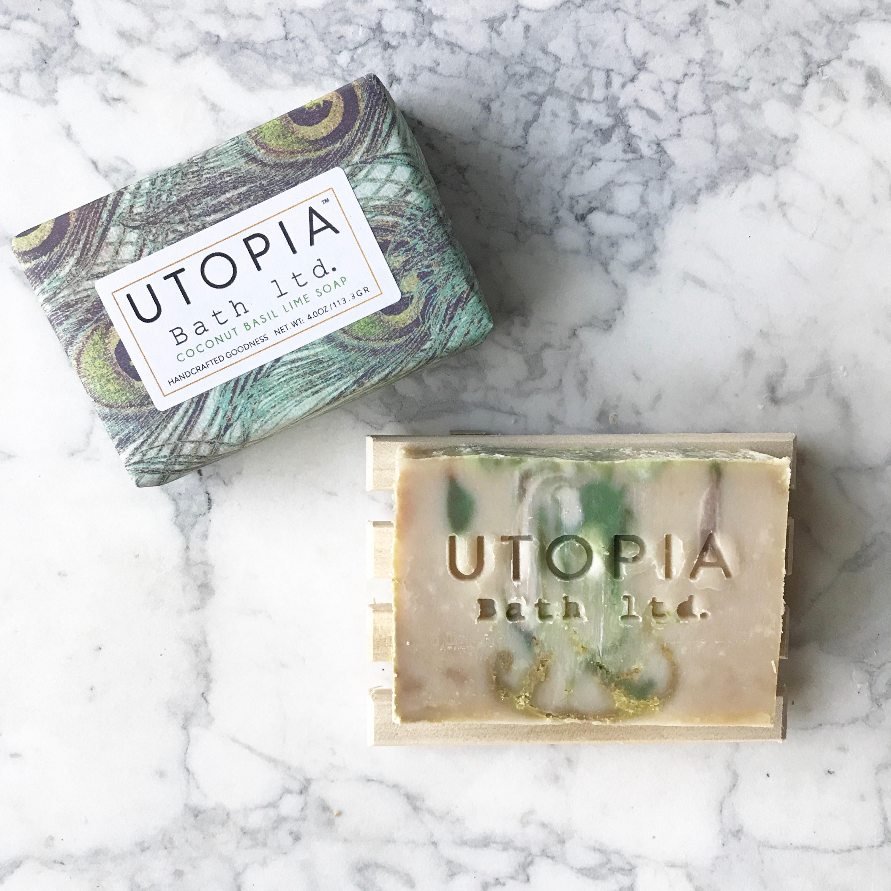 Utopia Bath Coconut Basil Lime Soap - Etsy