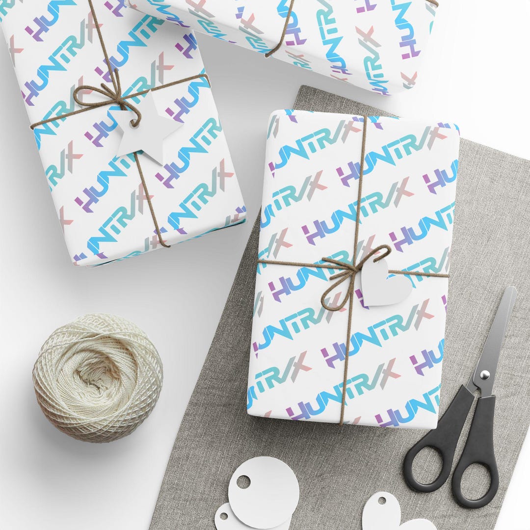 Kpop Demon Hunters Wrapping Paper Roll | Huntrix Logo Gift Wrap for ...