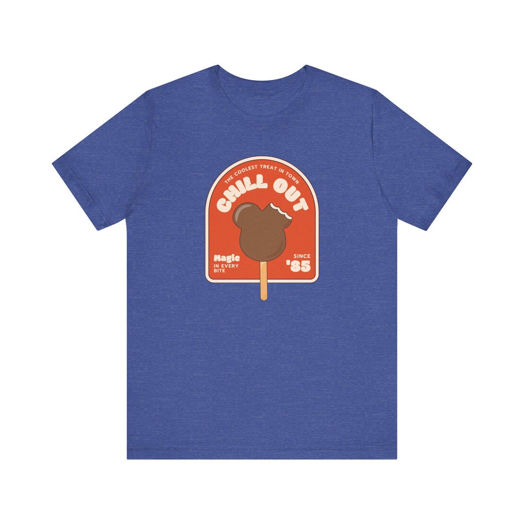Chill Out Mickey Mouse Ice Cream Bar Retro 80s T-shirt | Subtle Disney ...