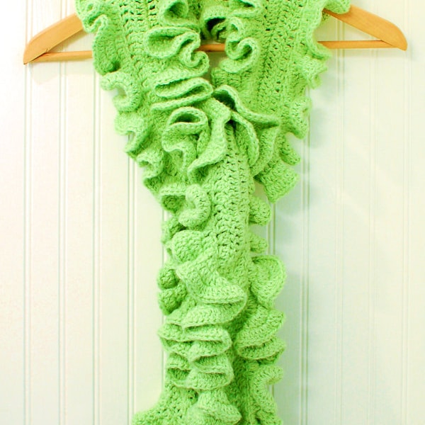 Ruffle Scarf Pattern - Etsy