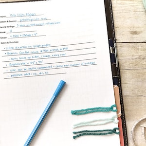 Printable Crochet Project Planner - Download - Etsy