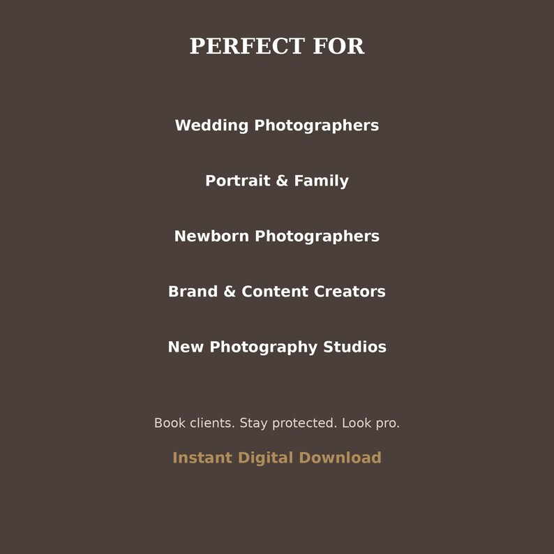 Photography Forms, Photographer Contract Pack, Service Agreement, Model ...