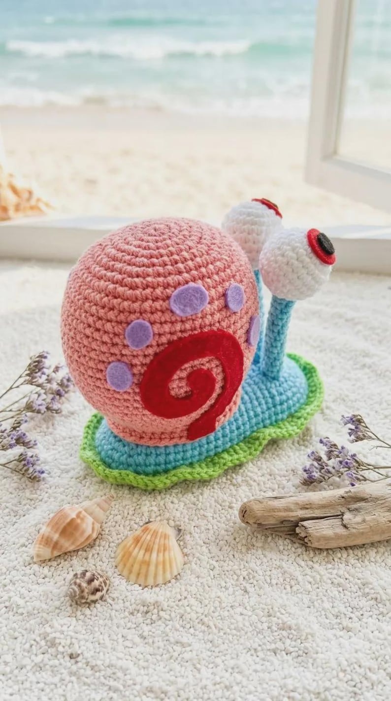 Gary the Snail Amigurumi Crochet Pattern (free) - Etsy UK