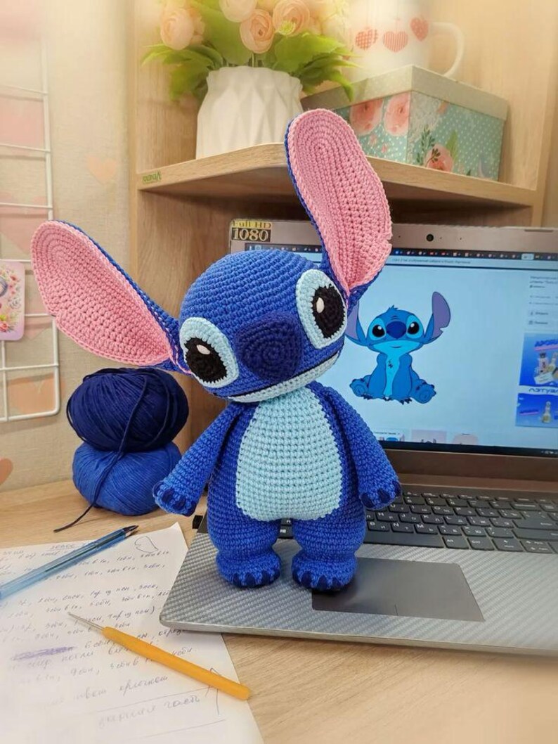 Amigurumi Stitch Crochet Doll Pattern: Handmade Character Toy Design - Etsy