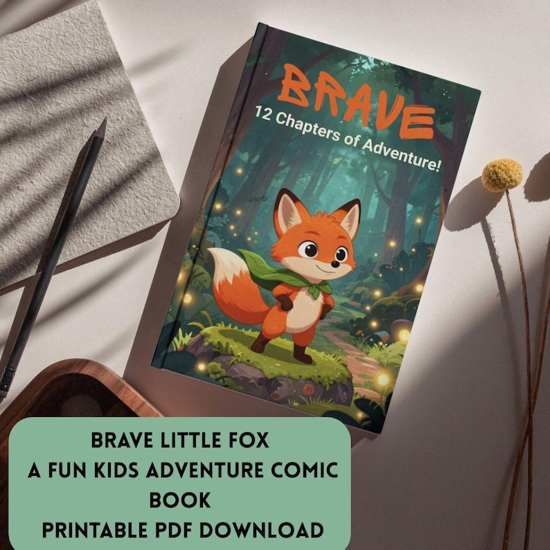 Kids Comic Book PDF | Printable Children's Adventure Story | Woodland ...