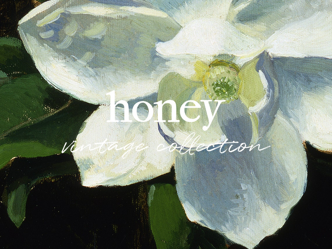 White Magnolia Painting Printable Wall Art - Etsy