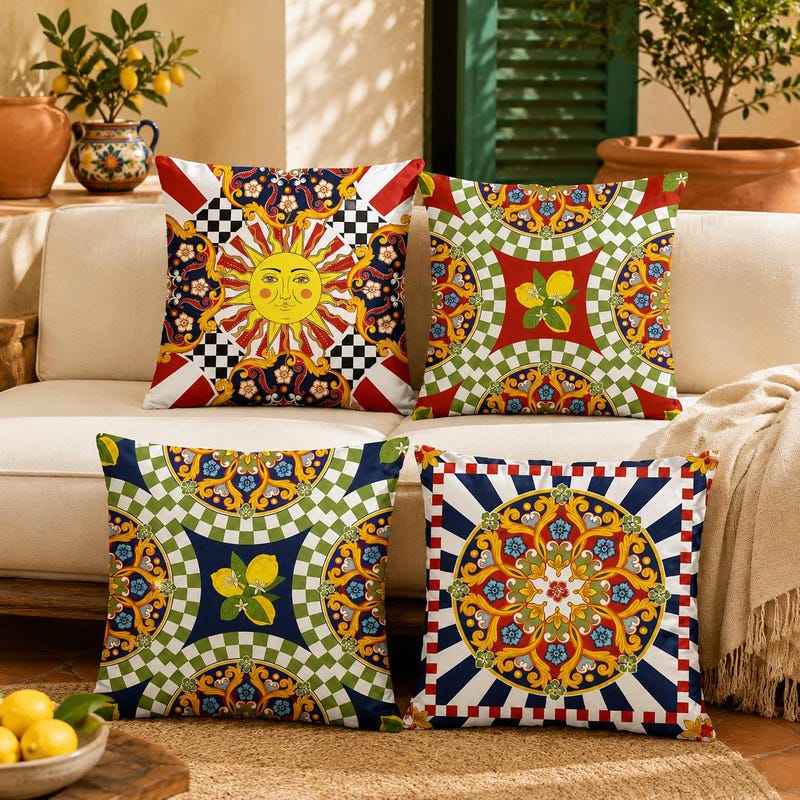 Sicily Cushions - Etsy