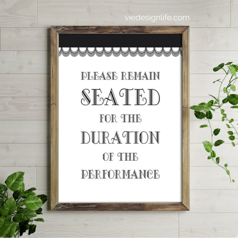 Please Remain Seated - Etsy